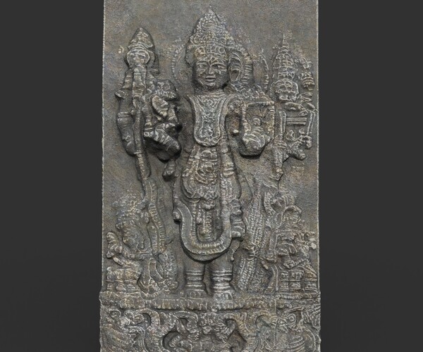 ArtStation - Low poly India Temple Wall modular Ultra HD 16K Texture ...