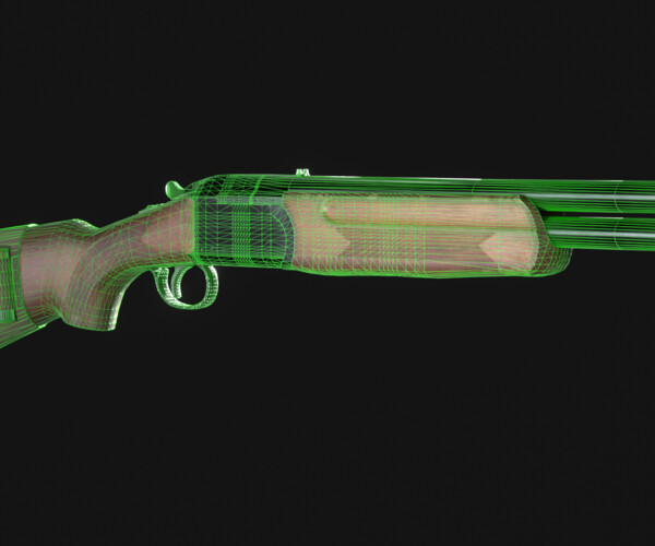 ArtStation - Stoeger Condor Outback Over and Under Shotgun | Game Assets