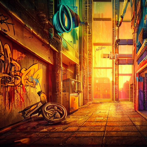 ArtStation - 16 UnderGround Graffity Street Light 750 jpg collection ...