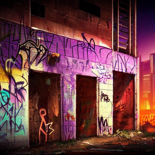ArtStation - 16 UnderGround Graffity Street Light 750 jpg collection ...