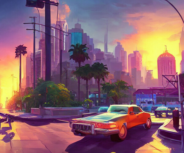 ArtStation - 17 Gta Big City 1000 image pack | Artworks