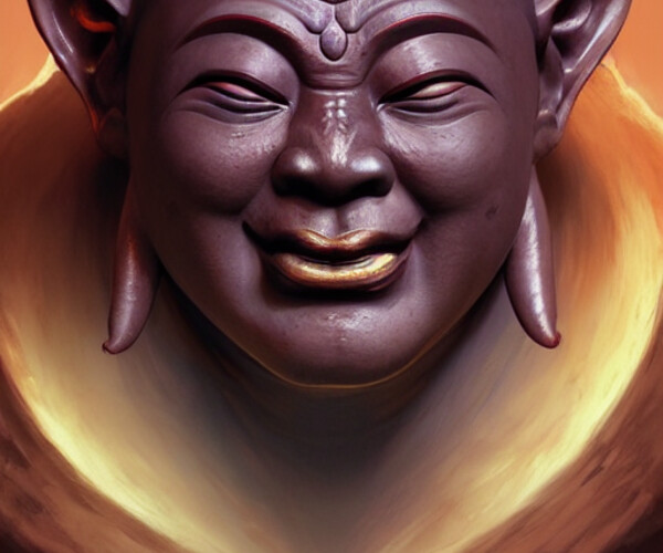 ArtStation - Oni Statue 250 jpg pack | Artworks