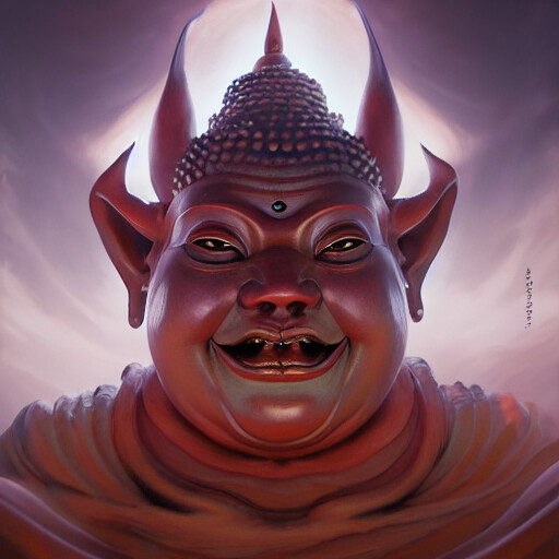 ArtStation - Oni Statue 250 jpg pack | Artworks