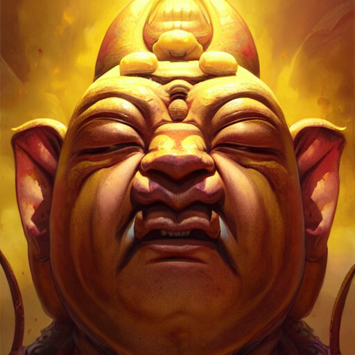 ArtStation - Oni Statue 250 jpg pack | Artworks