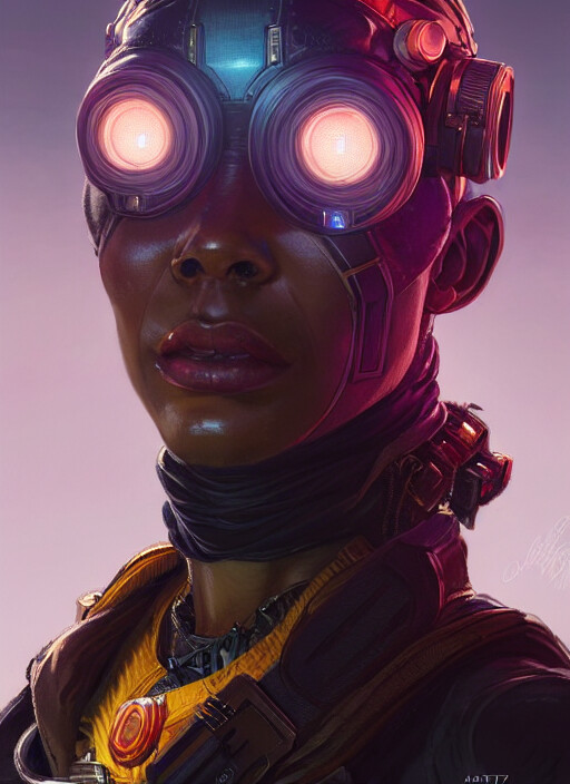 ArtStation - One Shot Apex Legends 960 jpg character portrait | Artworks