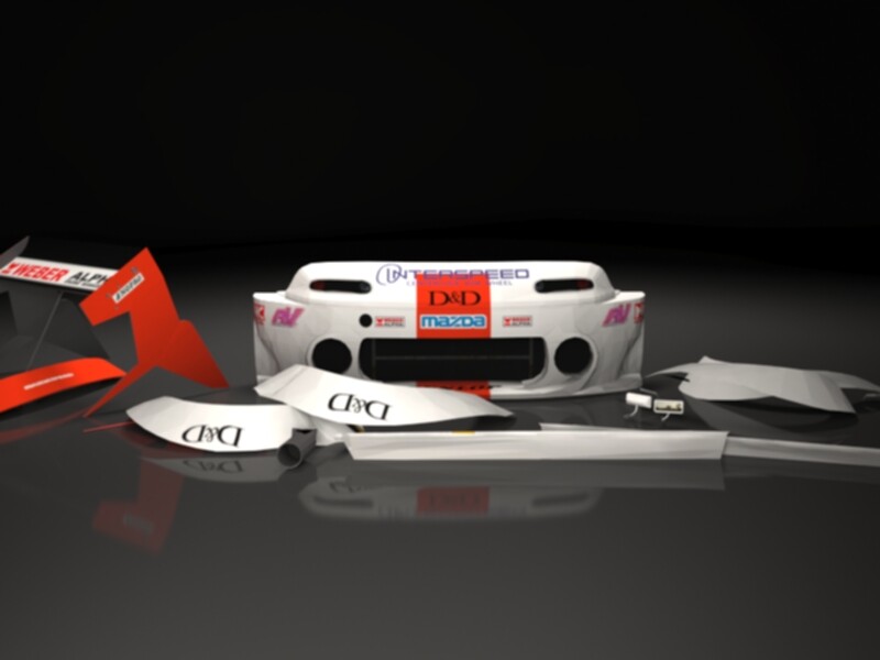 ArtStation - JGTC Mazda NOPRO Roadster GT300 Bodykit | Resources