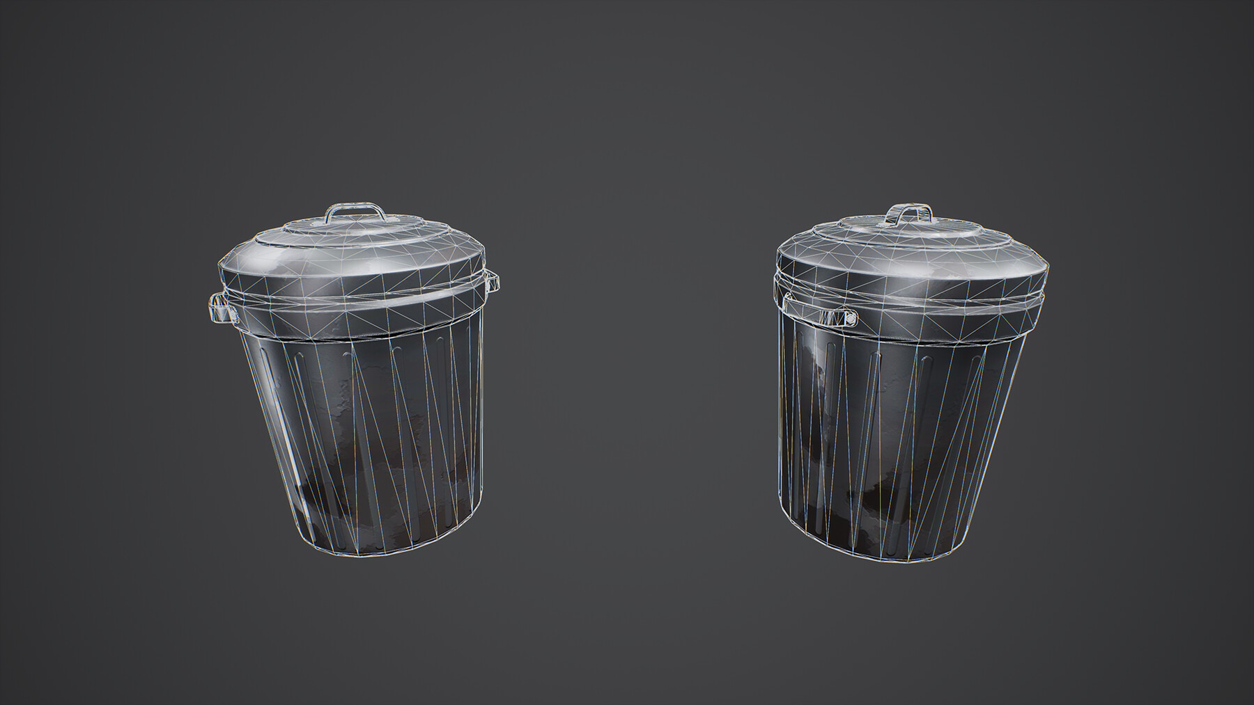ArtStation - Stylized Trash Can | Game Assets