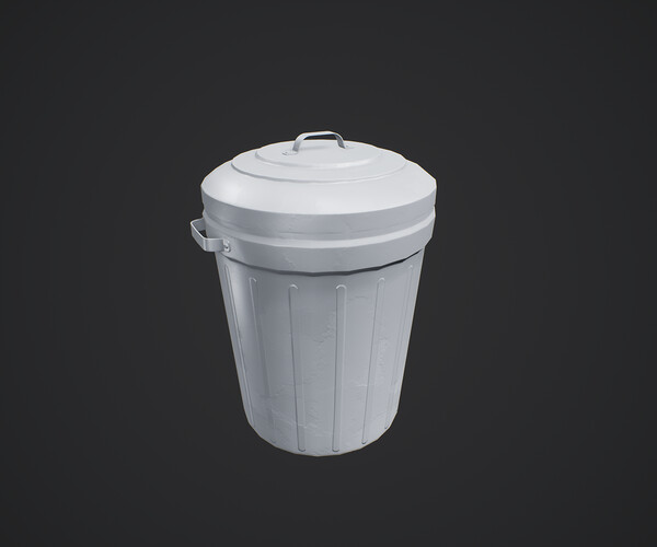 ArtStation - Stylized Trash Can | Game Assets