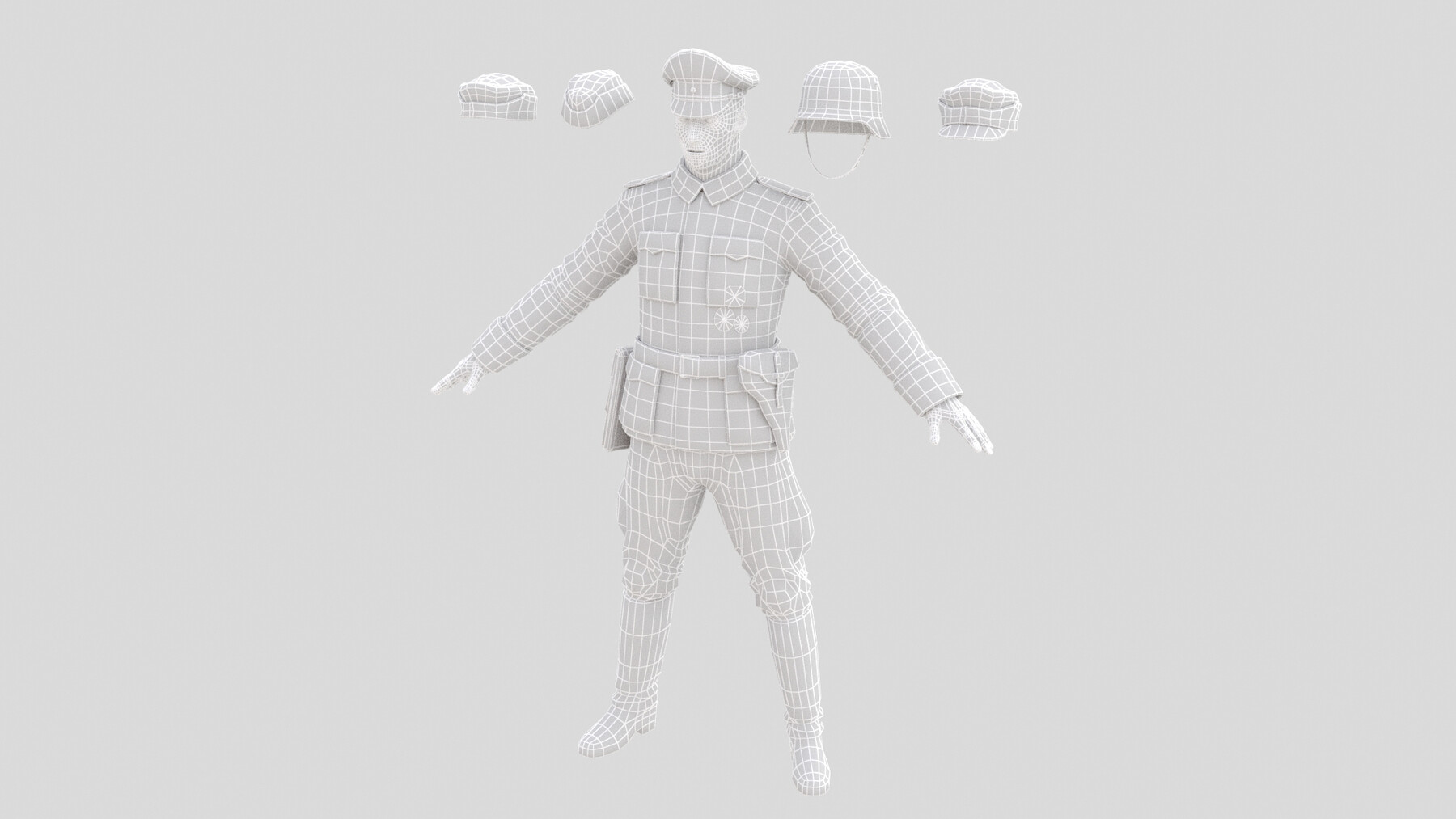 ArtStation - German soldiers officer | Resources