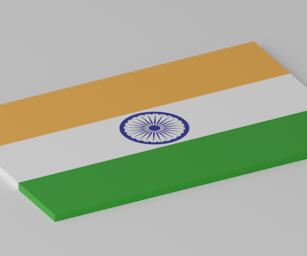 ArtStation - Indian Flag 3d model | Resources