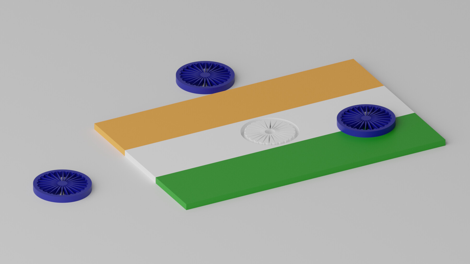 ArtStation - Indian Flag 3d model | Resources