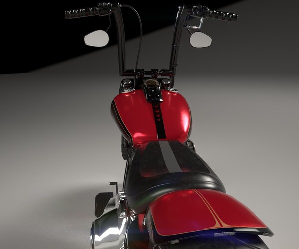 ArtStation - Big Custom Motorcycle | Game Assets