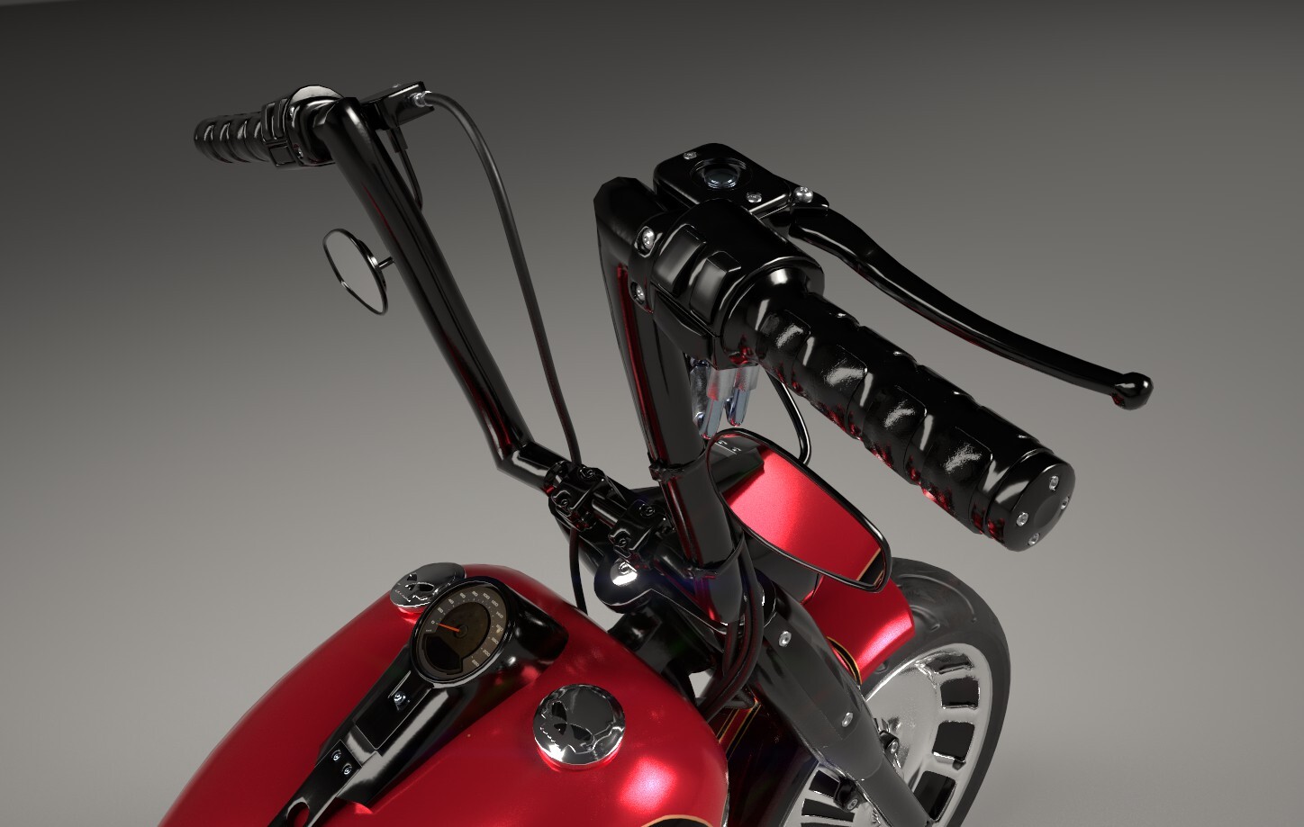 ArtStation - Big Custom Motorcycle | Game Assets