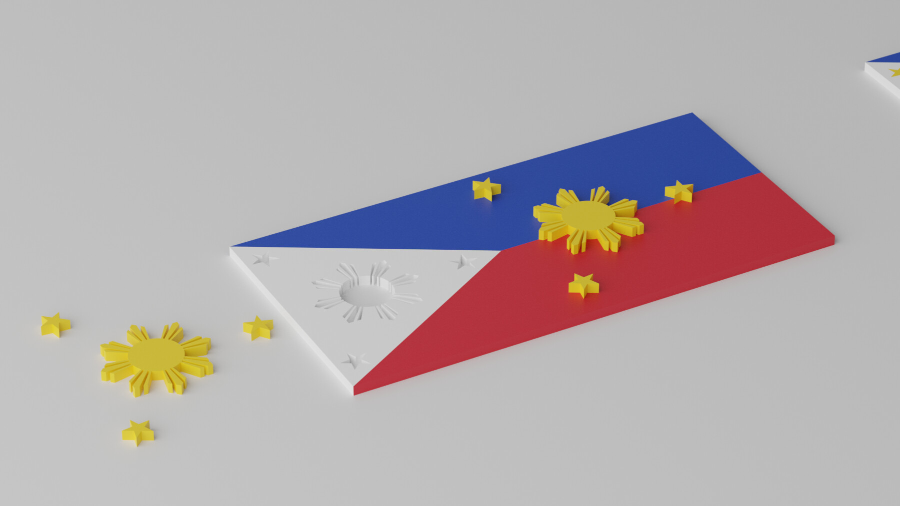 ArtStation - Philippines Flag 3d model | Resources