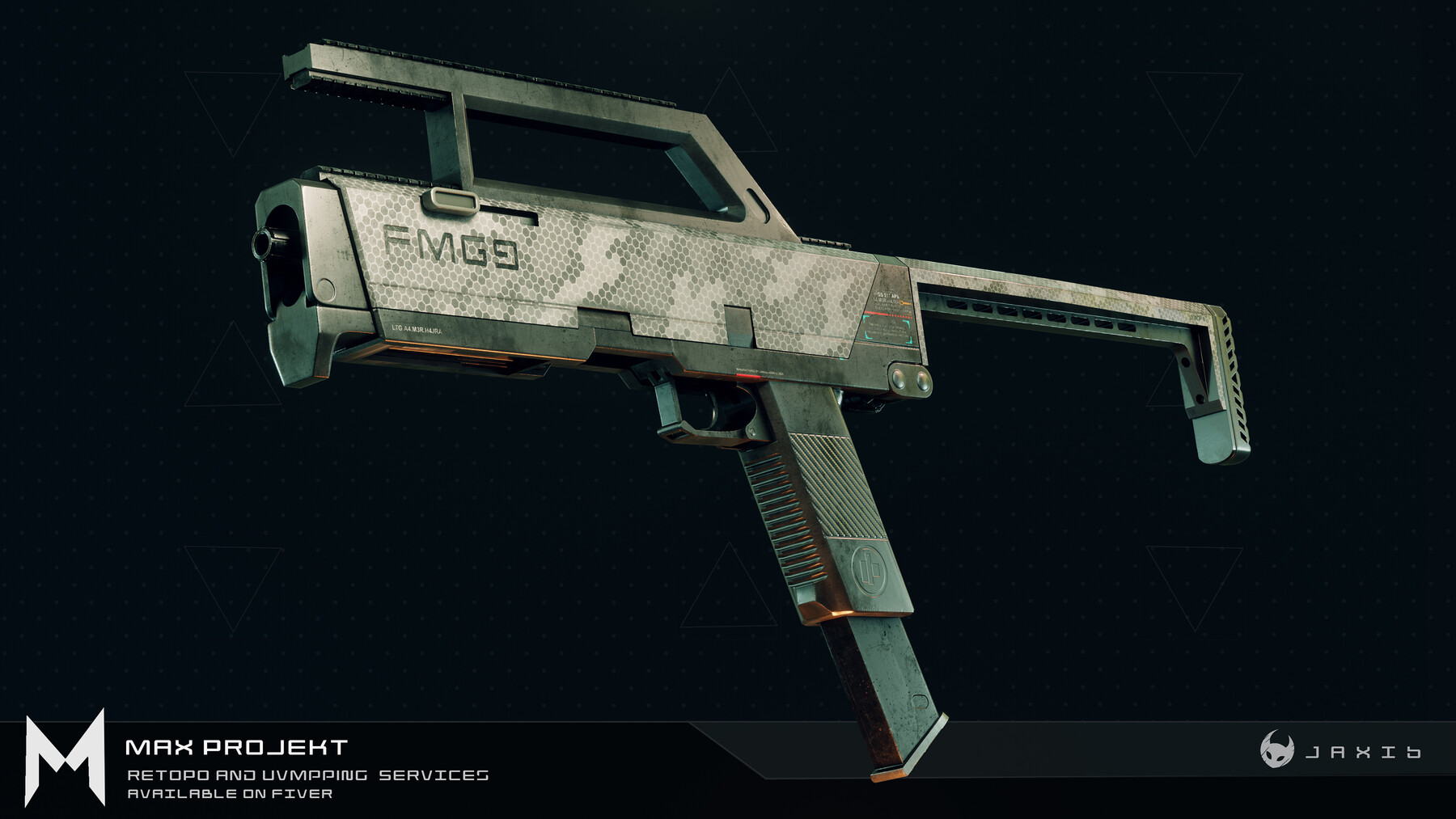 ArtStation - FMG-9 Free Model | Game Assets