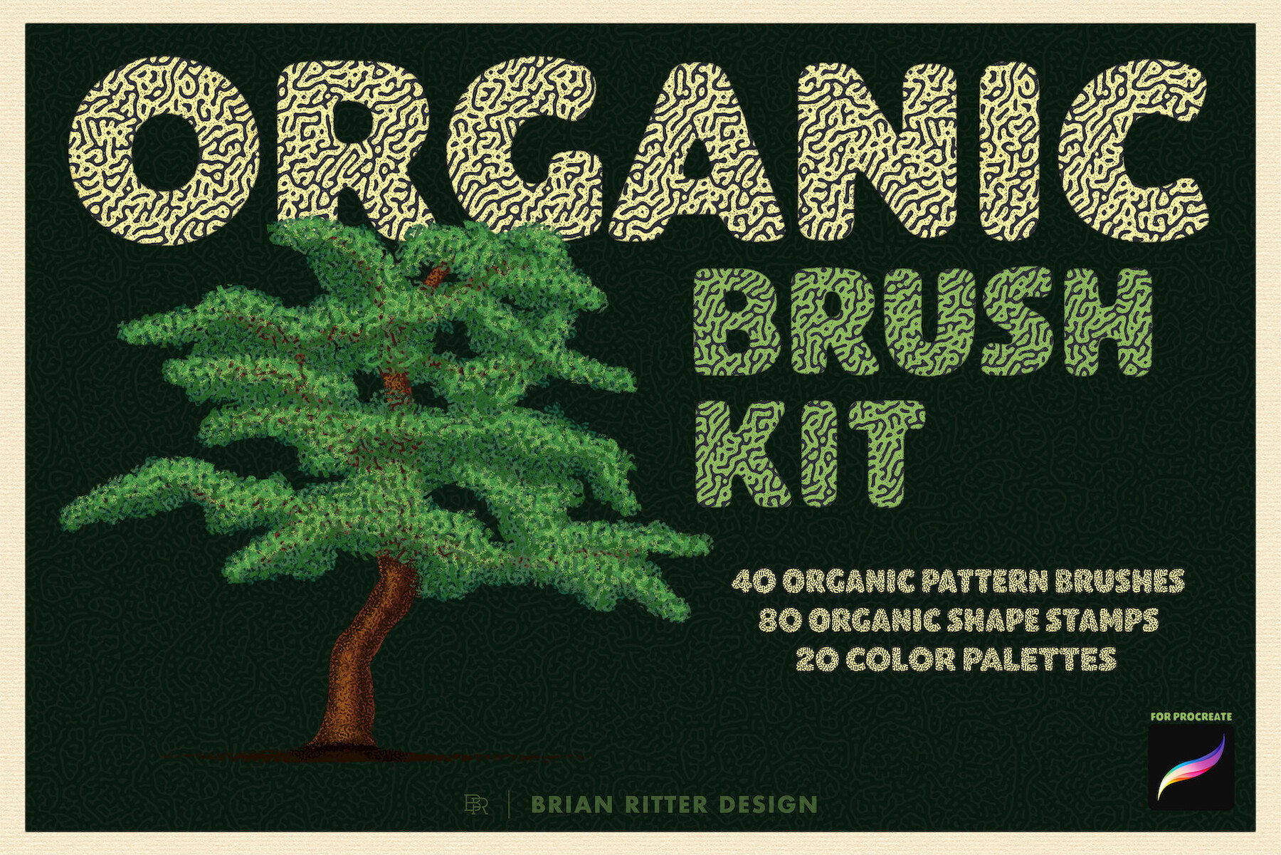ArtStation - Organic Brush Kit for Procreate | Brushes