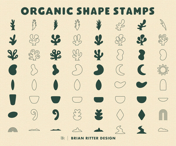 ArtStation - Organic Brush Kit for Procreate | Brushes