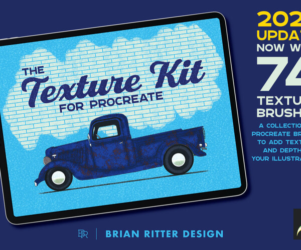 ArtStation - Texture Kit for Procreate | Brushes