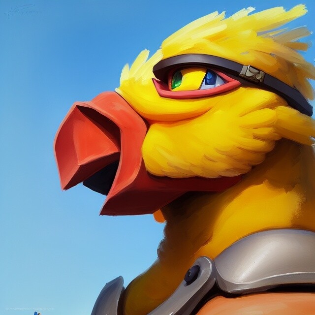 ArtStation - Chocobo cute mount 400 jpg artstation pack icon game ...