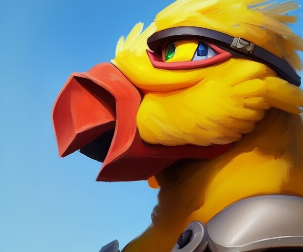 ArtStation - Chocobo cute mount 400 jpg artstation pack icon game ...