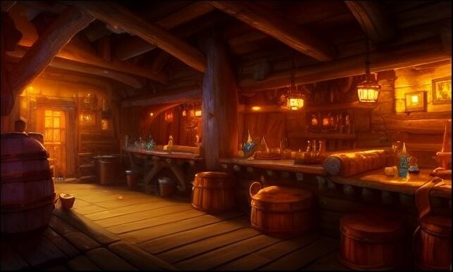 ArtStation - 02 Tavern of the old world 480 jpg artstation pack | Artworks