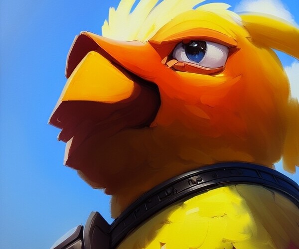 ArtStation - Chocobo cute mount 400 jpg artstation pack icon game ...