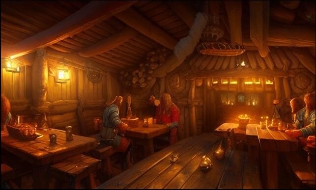 ArtStation - 02 Tavern of the old world 480 jpg artstation pack | Artworks
