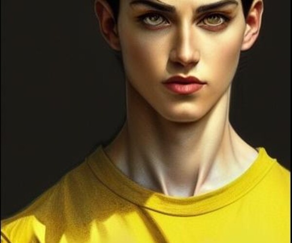 ArtStation - 14 yellow boy 614 jpg artstation pack | Artworks