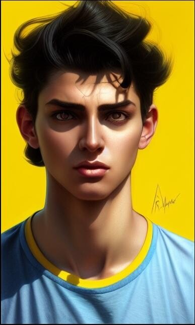 ArtStation - 14 yellow boy 614 jpg artstation pack | Artworks