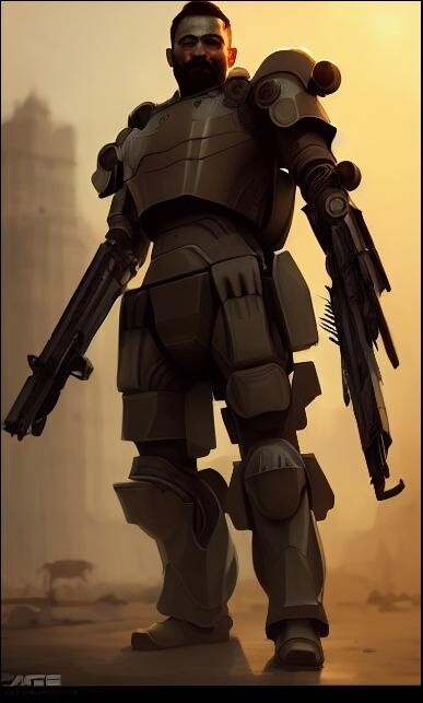 ArtStation - Veteran mercenary 360 jpg artstation pack | Artworks