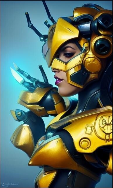ArtStation - Bee Armor Hero 300 jpg artstation pack | Artworks