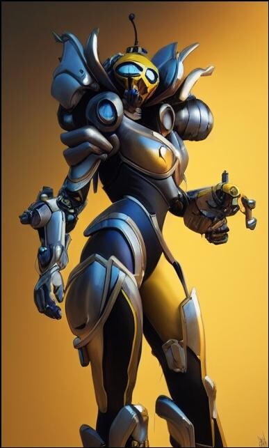 ArtStation - Bee Armor Hero 300 jpg artstation pack | Artworks