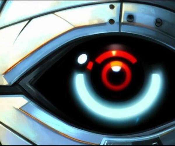 ArtStation - Cyborg Eye 1300 jpg artstation pack | Artworks