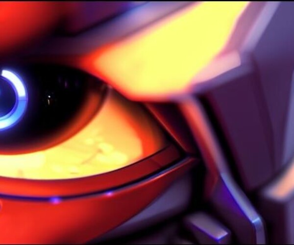 ArtStation - Cyborg Eye 1300 jpg artstation pack | Artworks