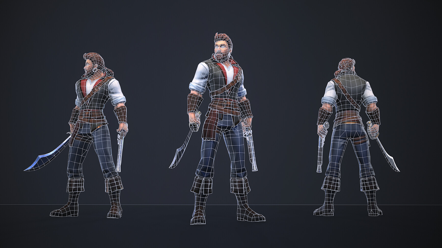 ArtStation - Pirate John | Game Assets