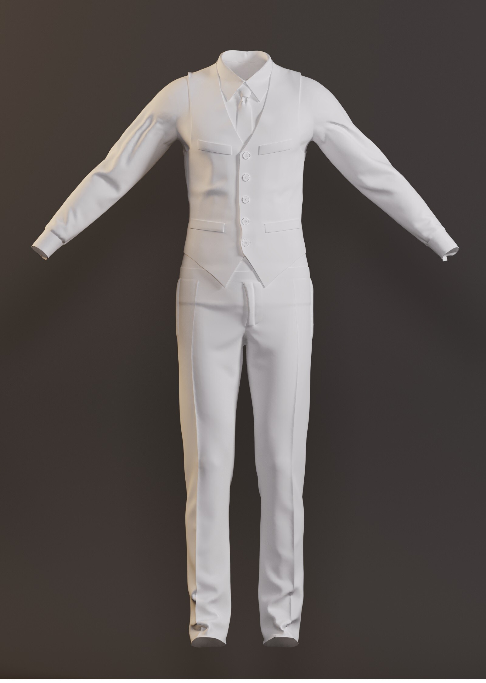 ArtStation - 3D Model Of Suit | Game Assets