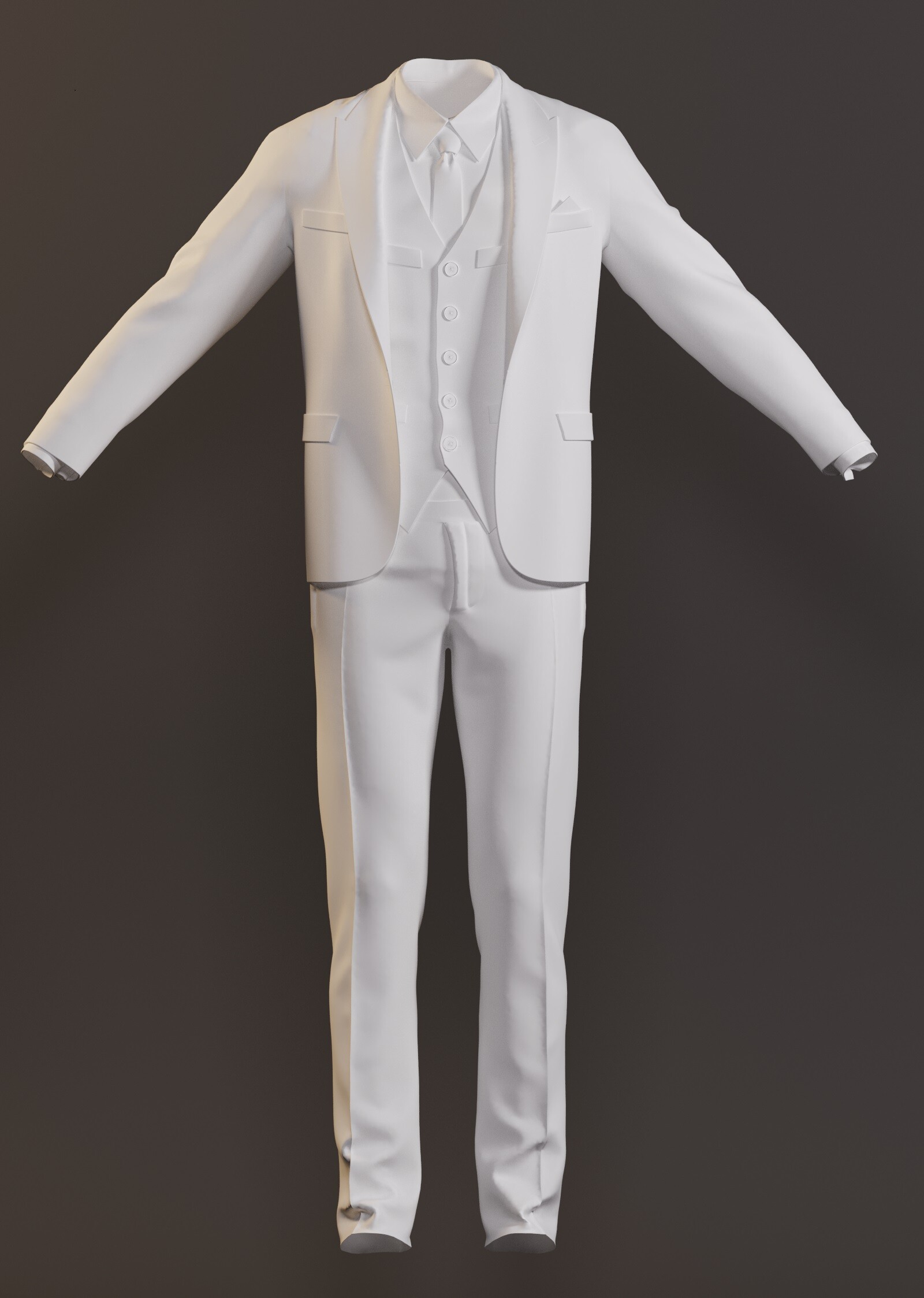 ArtStation - 3D Model Of Suit | Game Assets