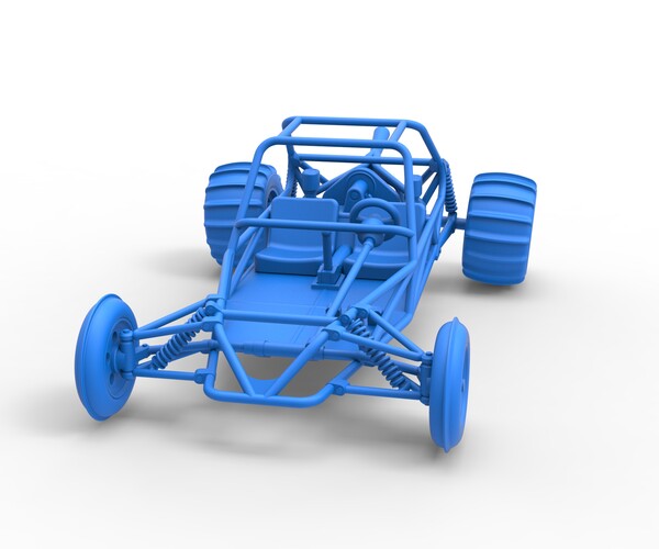 ArtStation - 3D printable Diecast old school Sand Rail buggy Scale 1:25 ...