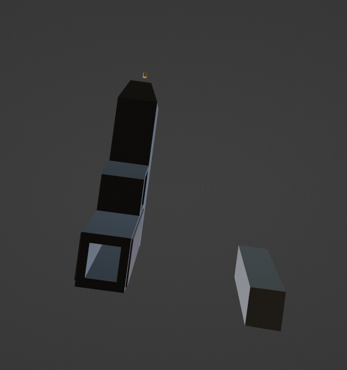 ArtStation - Low Poly Side Arm | Resources