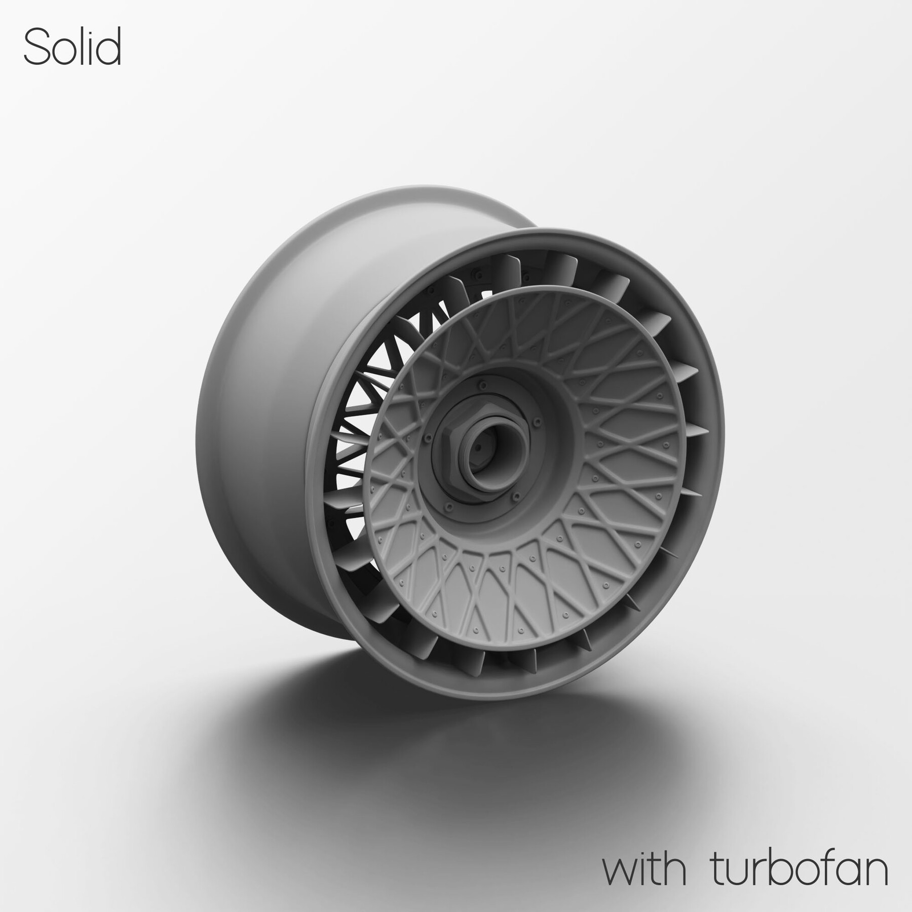 ArtStation - BBS E57 Turbofan 17" Rim/Wheel Porsche 935 3D Model ...