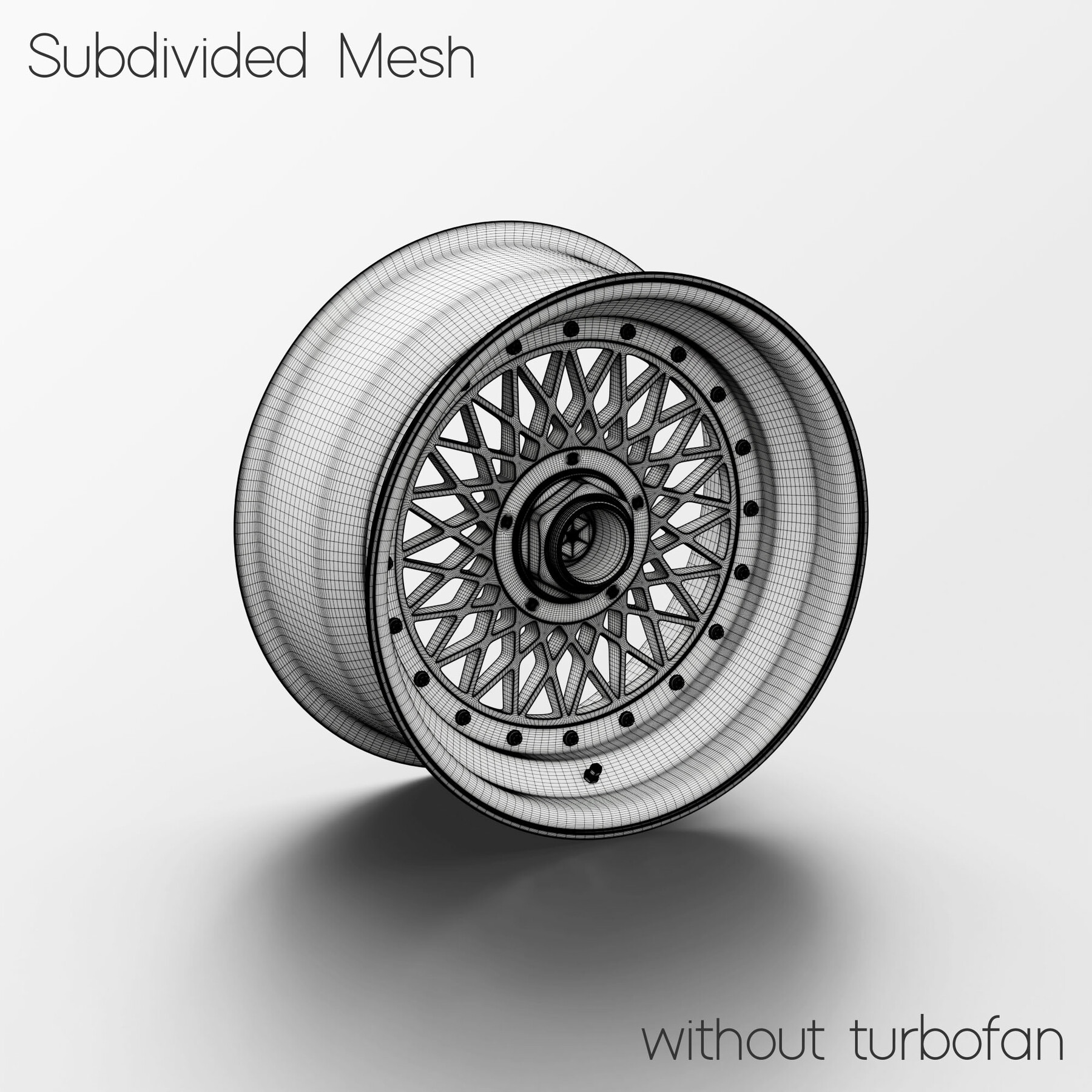 ArtStation - BBS E57 Turbofan 17" Rim/Wheel Porsche 935 3D Model ...