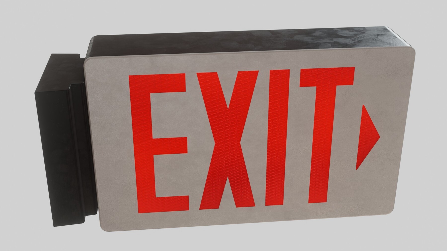 ArtStation - Exit Sign 3D Model | Game Assets