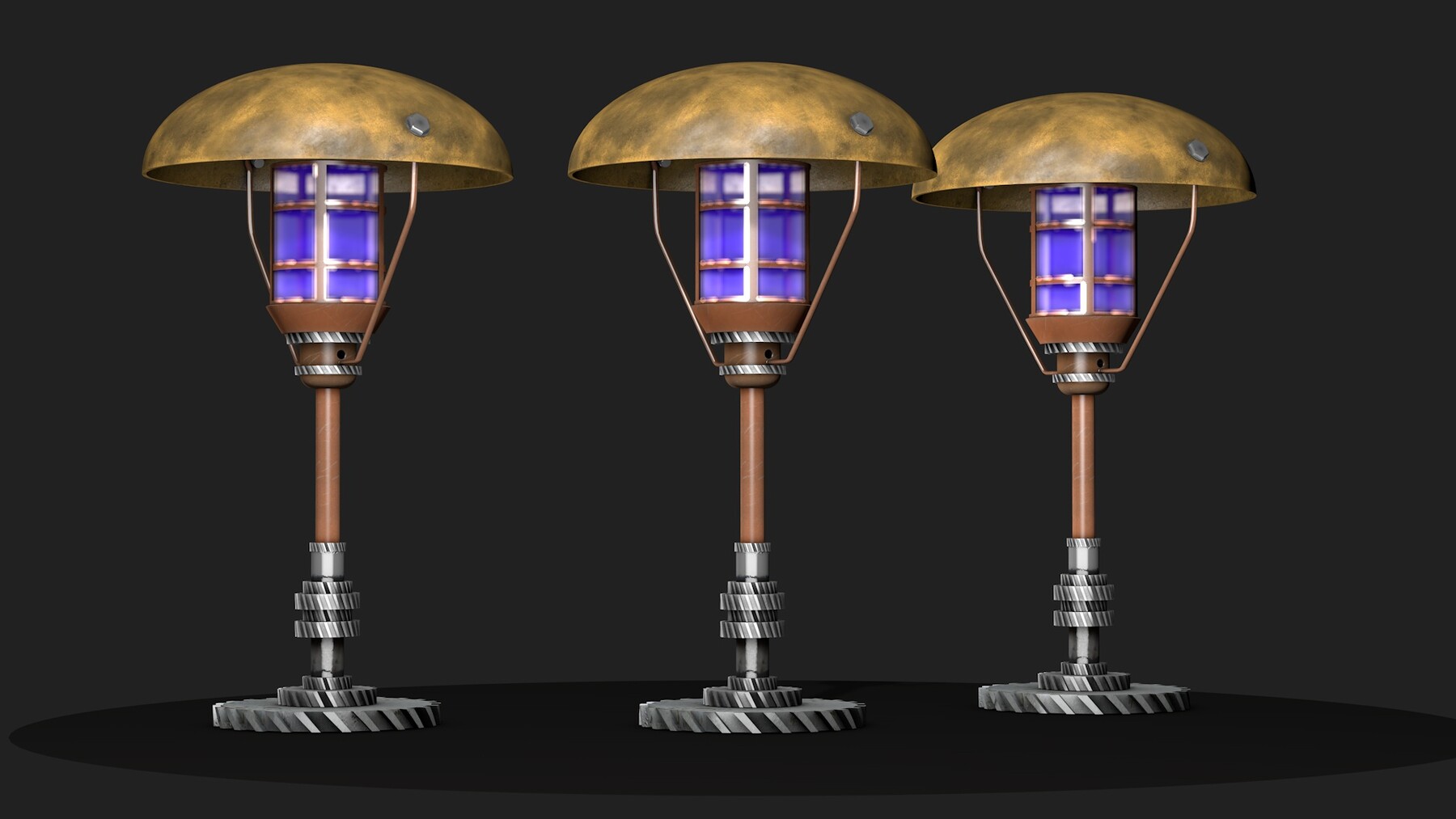 ArtStation - Steampunk LAMP | Resources