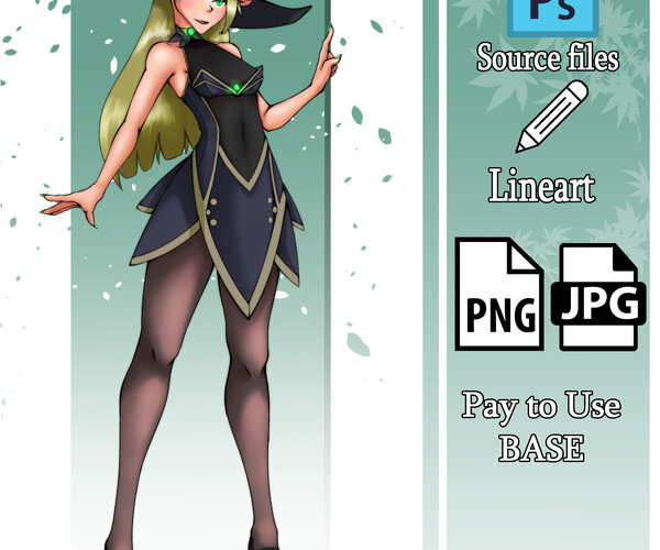 ArtStation - Fantasy Characters - // Base, Lineart, Source// | Artworks