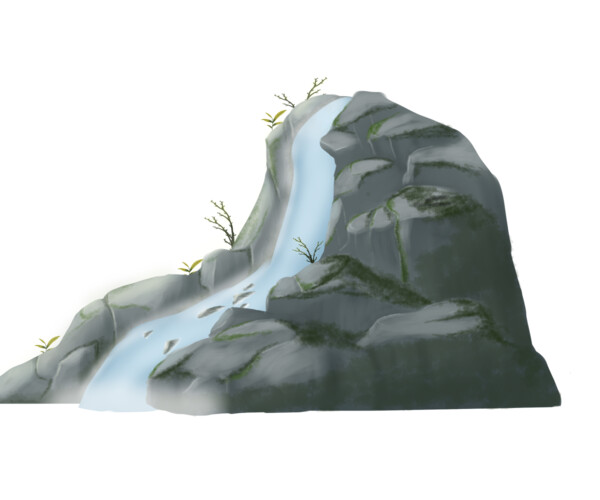 ArtStation - Zen 2d Waterfall Sprite Sheet | Game Assets