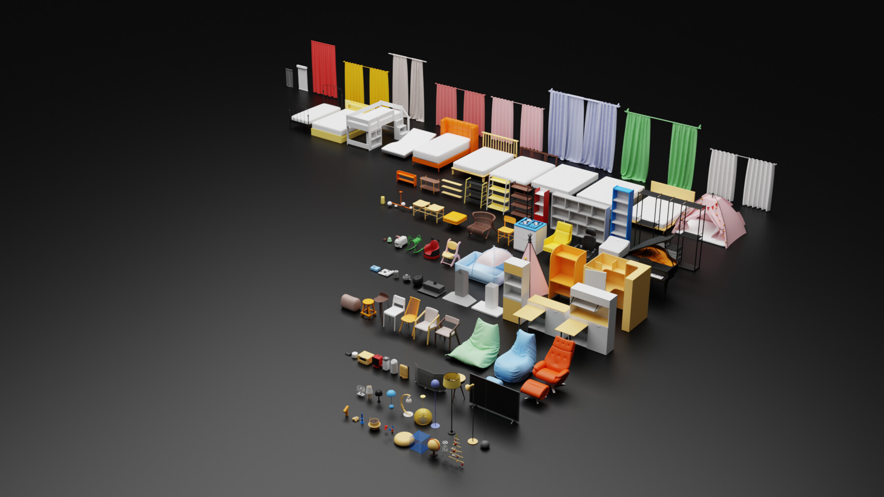 ArtStation - Low Poly Models Pack 2 | Game Assets