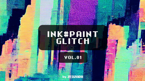 ArtStation - Glitch - INK_PAINT - Textures VOL.o1 // Generated Overlay ...