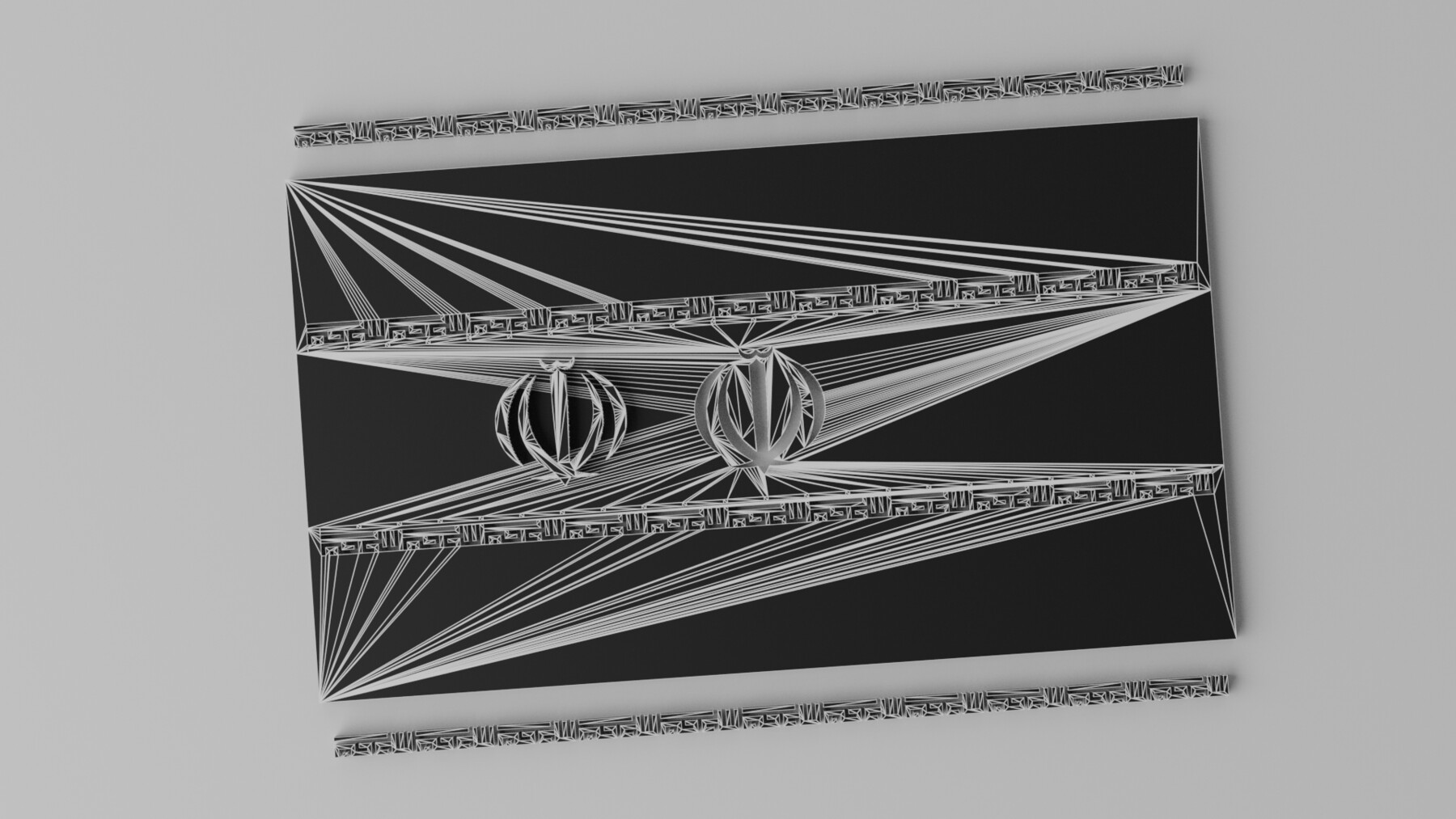 ArtStation - Iranian Flag Iran 3D model | Resources