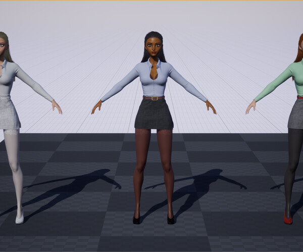 ArtStation - Secretary | Game Assets