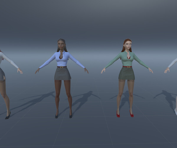 ArtStation - Secretary | Game Assets